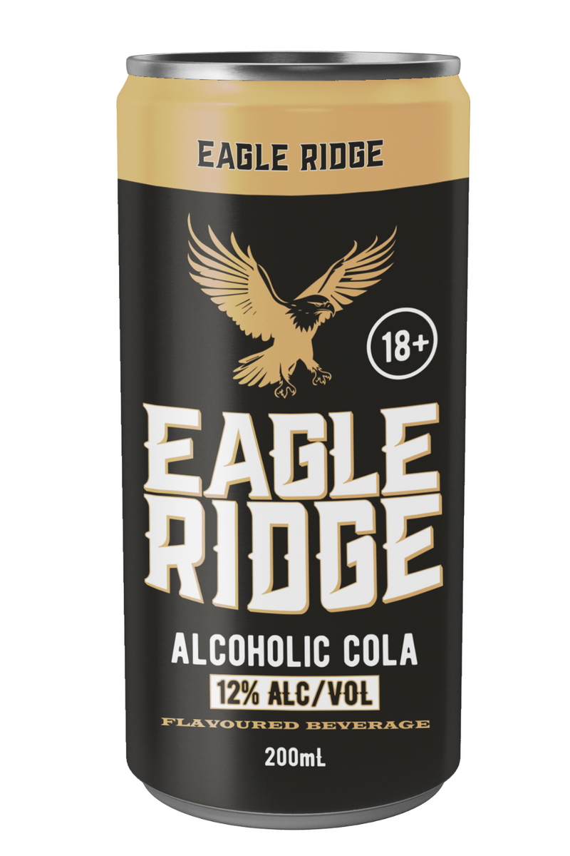 Eagle Ridge Alcoholic Cola 12% abv 200mL 4 pack – The BevCo Shop